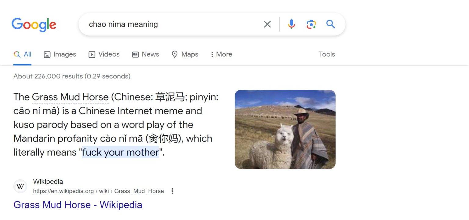 Arti Kata Caonima Chaonima? | josuamarcelc