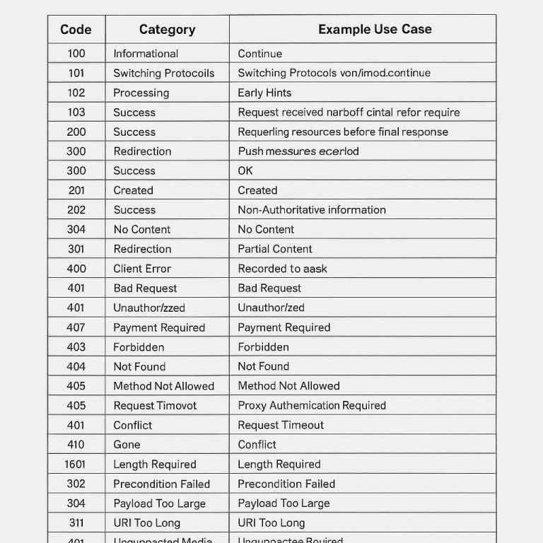 Complete Guide to HTTP Status & Error Codes | josuamarcelc