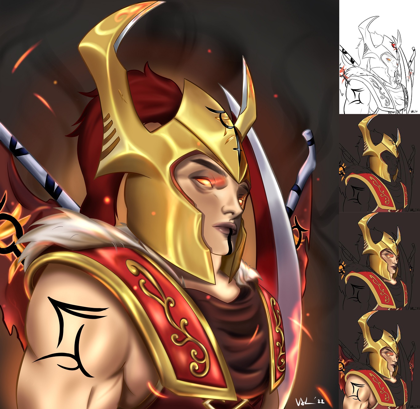 Legion Commander Art - Dota 2 | josuamarcelc